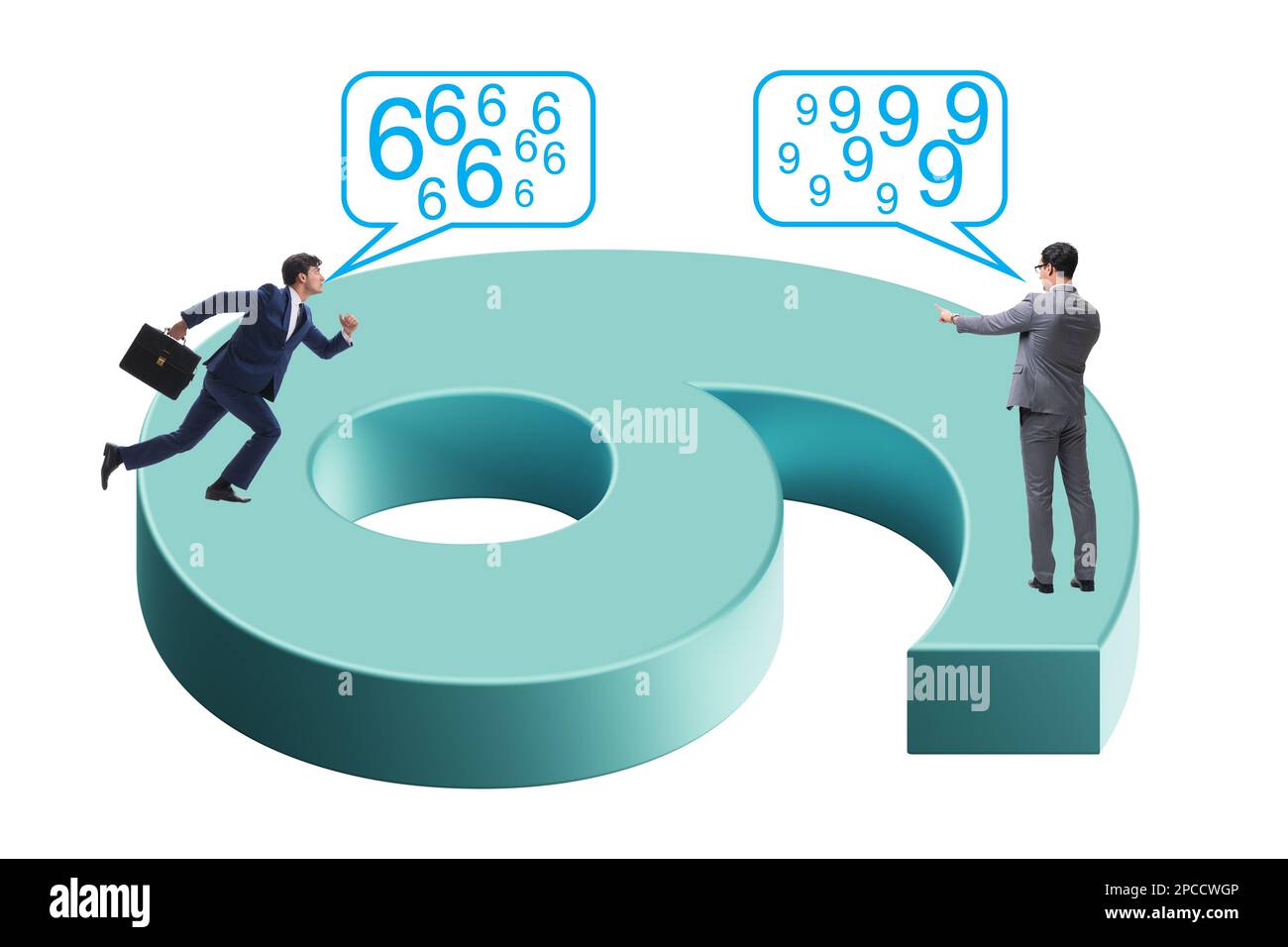 Person confused numbers hi-res stock photography and images - Alamy