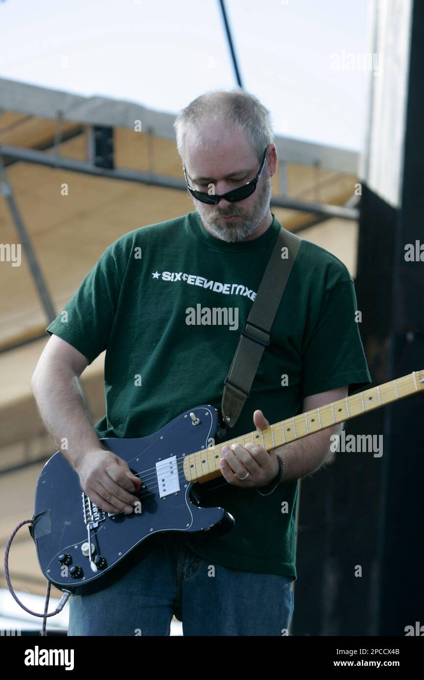 Brett Nelson, of the band "Built for Spill," performs at the Vegoose ...