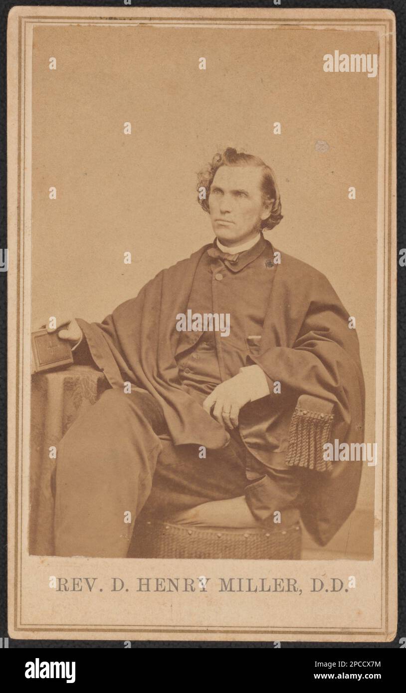 Chaplain D. Henry Miller of 15th Connecticut Infantry Regiment in ...