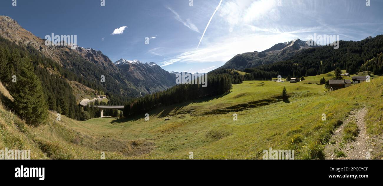 Landscape of Swiss Canton of Grisons near Mesocco Stock Photo - Alamy