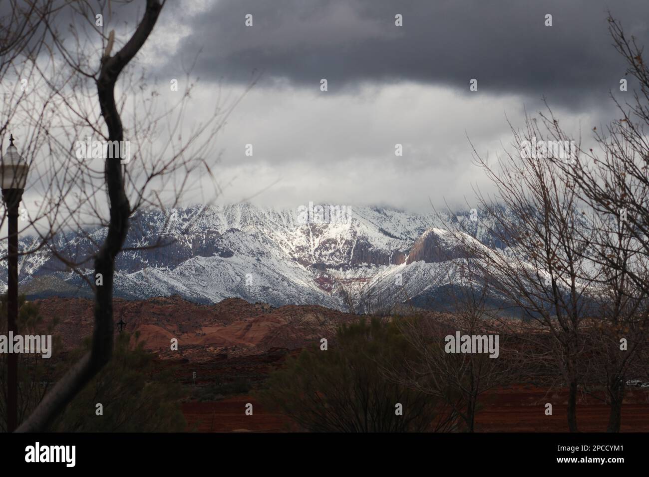 Utah snowy mountain hi-res stock photography and images - Alamy