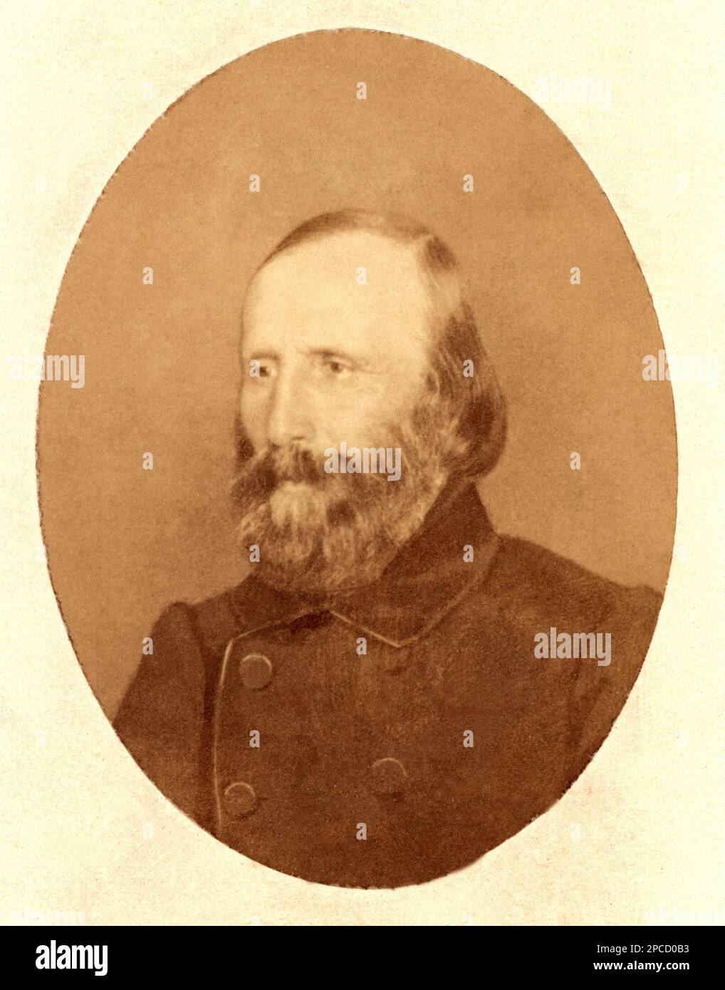 The italian military hero GIUSEPPE GARIBALDI ( 1807 - 1882 ). Photo by ...