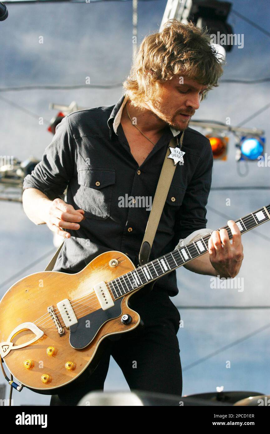 Brendan Benson of The Raconteurs performs during the Vegoose music ...