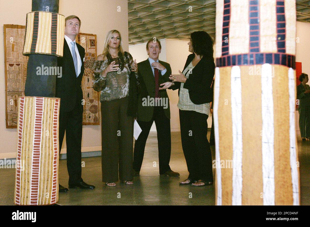 The Prince of Orange, left, and Princess Maxima of the Netherlands ...