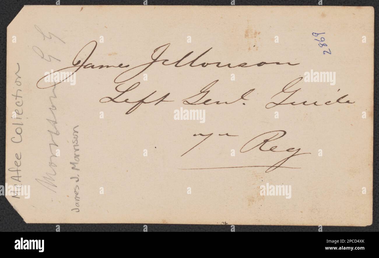 Sergeant James J. Morrison of Co. B, 7th New York Infantry Regiment in ...