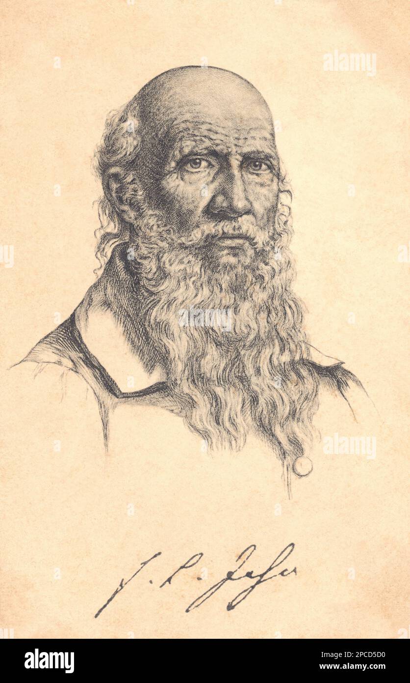 The German Prussian gymnastics educator and nationalist Friedrich ...