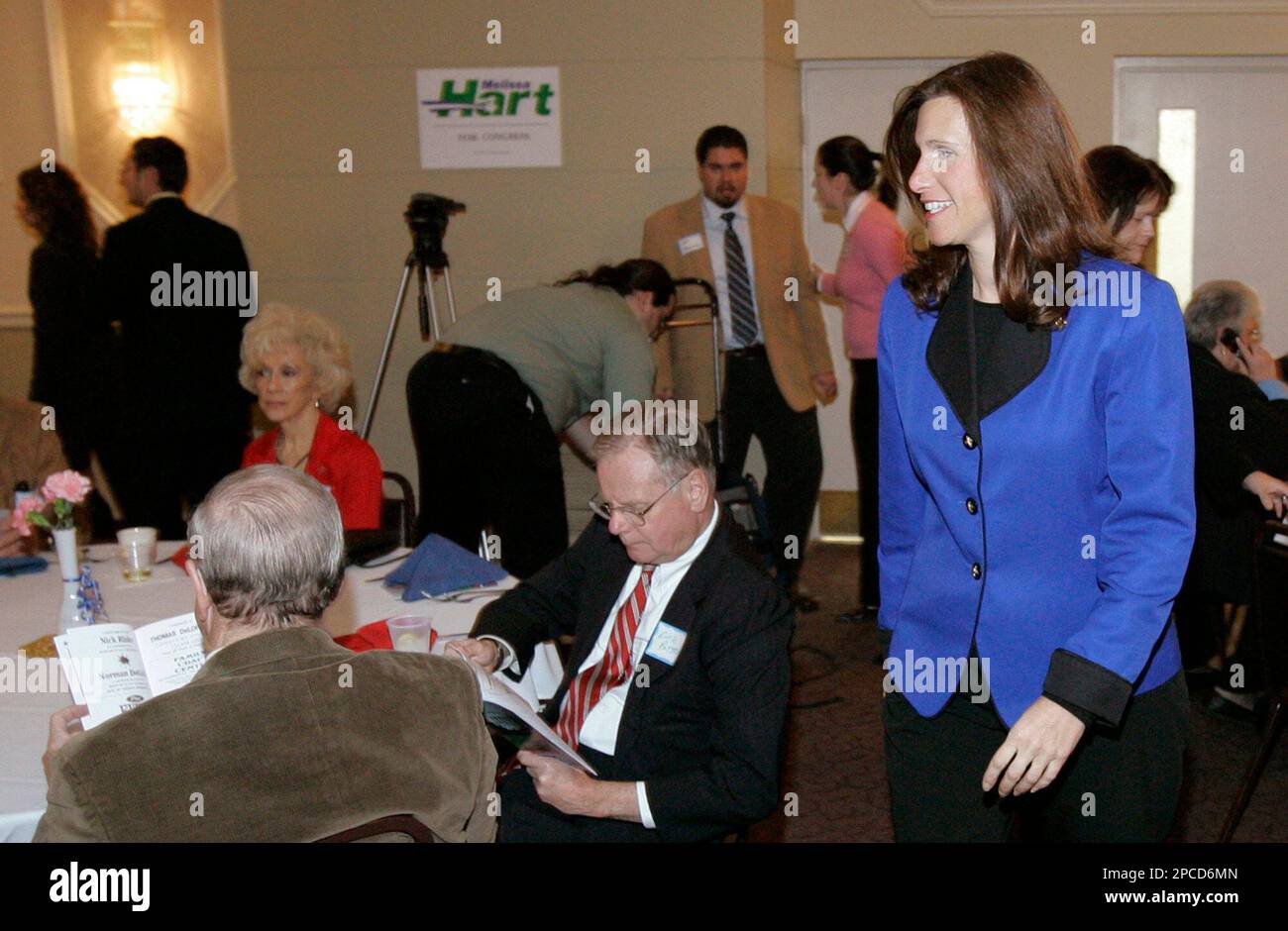 ** ADVANCE FOR SUNDAY, OCT. 29 ** Rep. Melissa Hart, R-Pa., is seen at ...