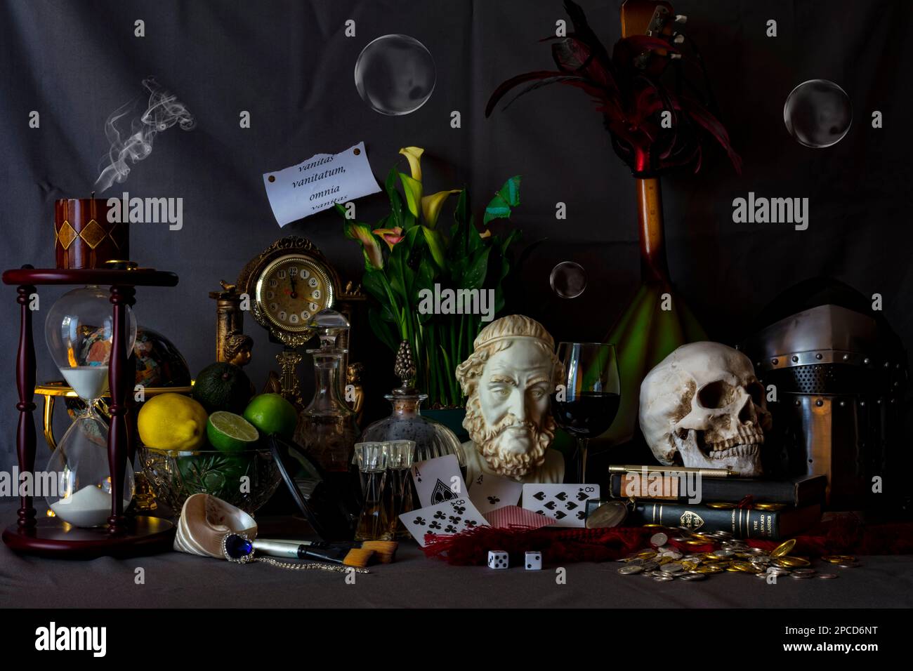 The vanitas tradition in still-life paintings is associated mostly with ...