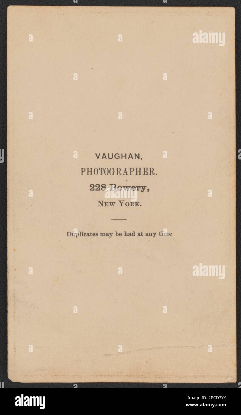 Unidentified Union soldier in zouave uniform / Vaughan, 228 Bowery, New ...