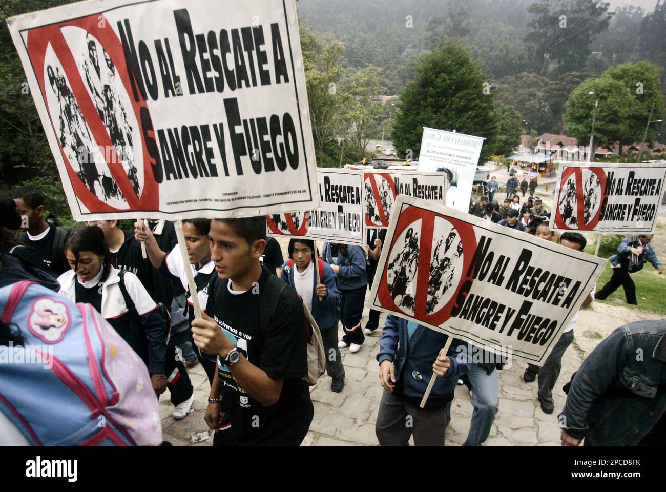 Students and relatives of soldiers and police kidnapped by the ...