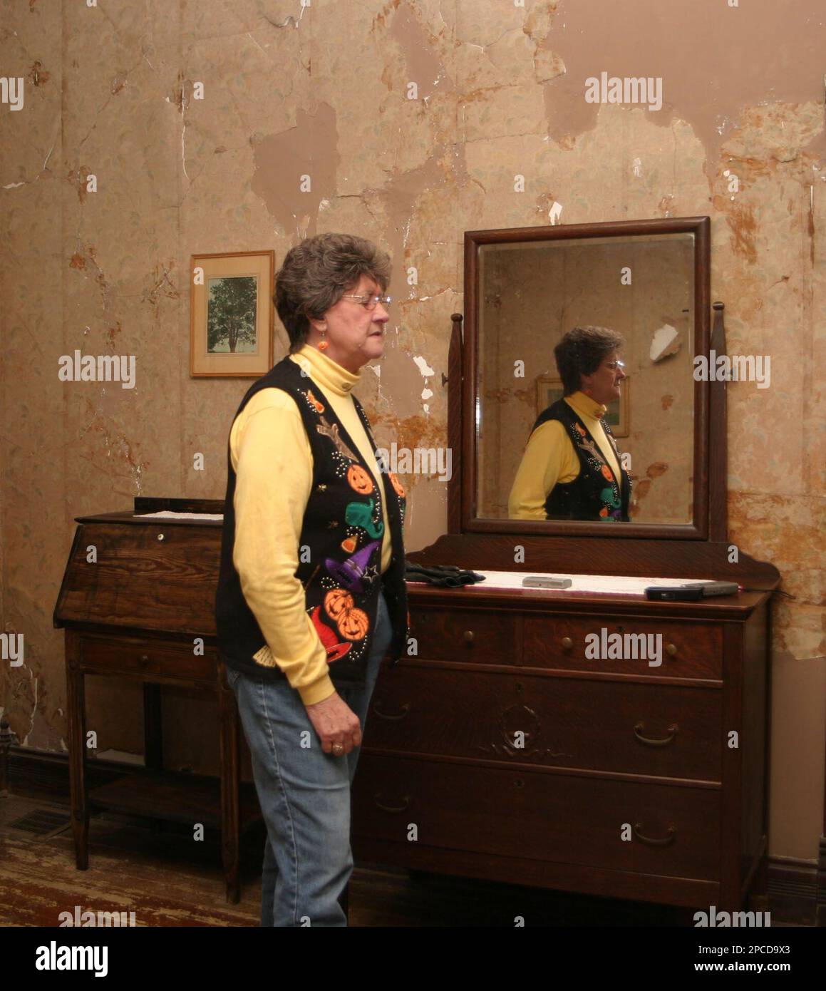 Psychic and paranormal investigator Joyce Morgan channels the spirit of ...