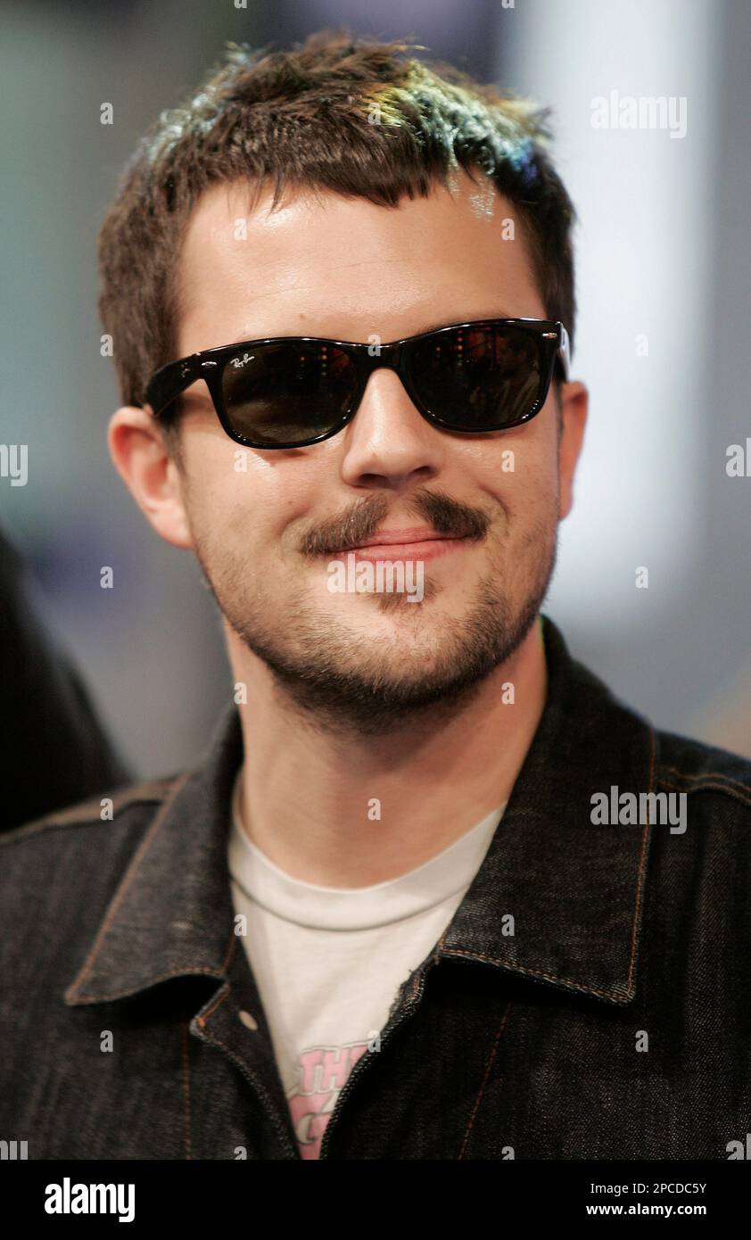 Brandon Flowers lead singer for "The Killers" appears on stage during ...