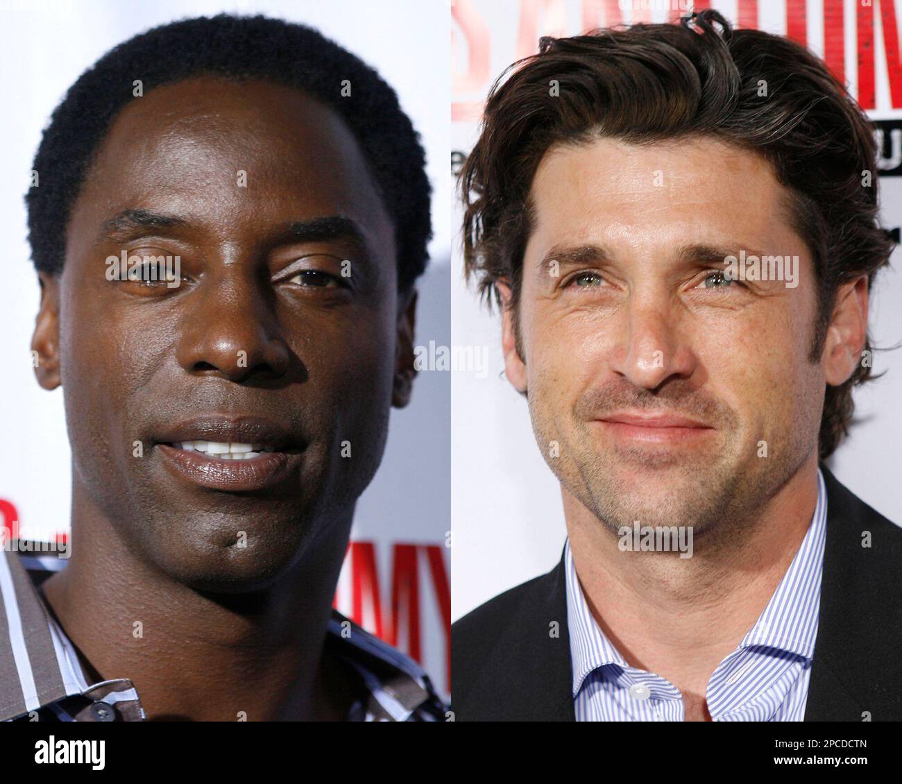 ** FILE ** This combination photo shows actors Isaiah Washington, left ...