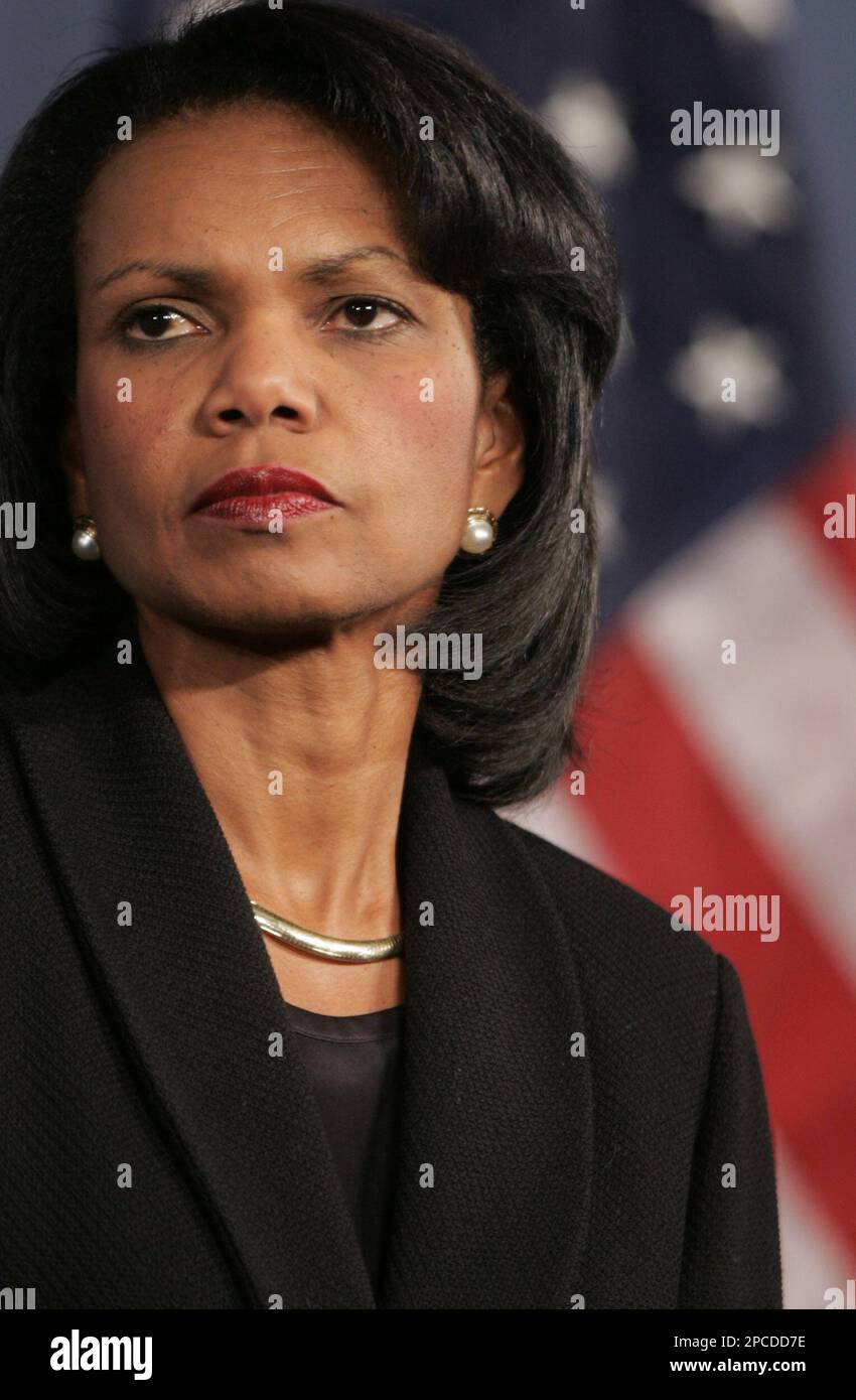 Secretary of State Condoleezza Rice makes remarks at the Heritage ...