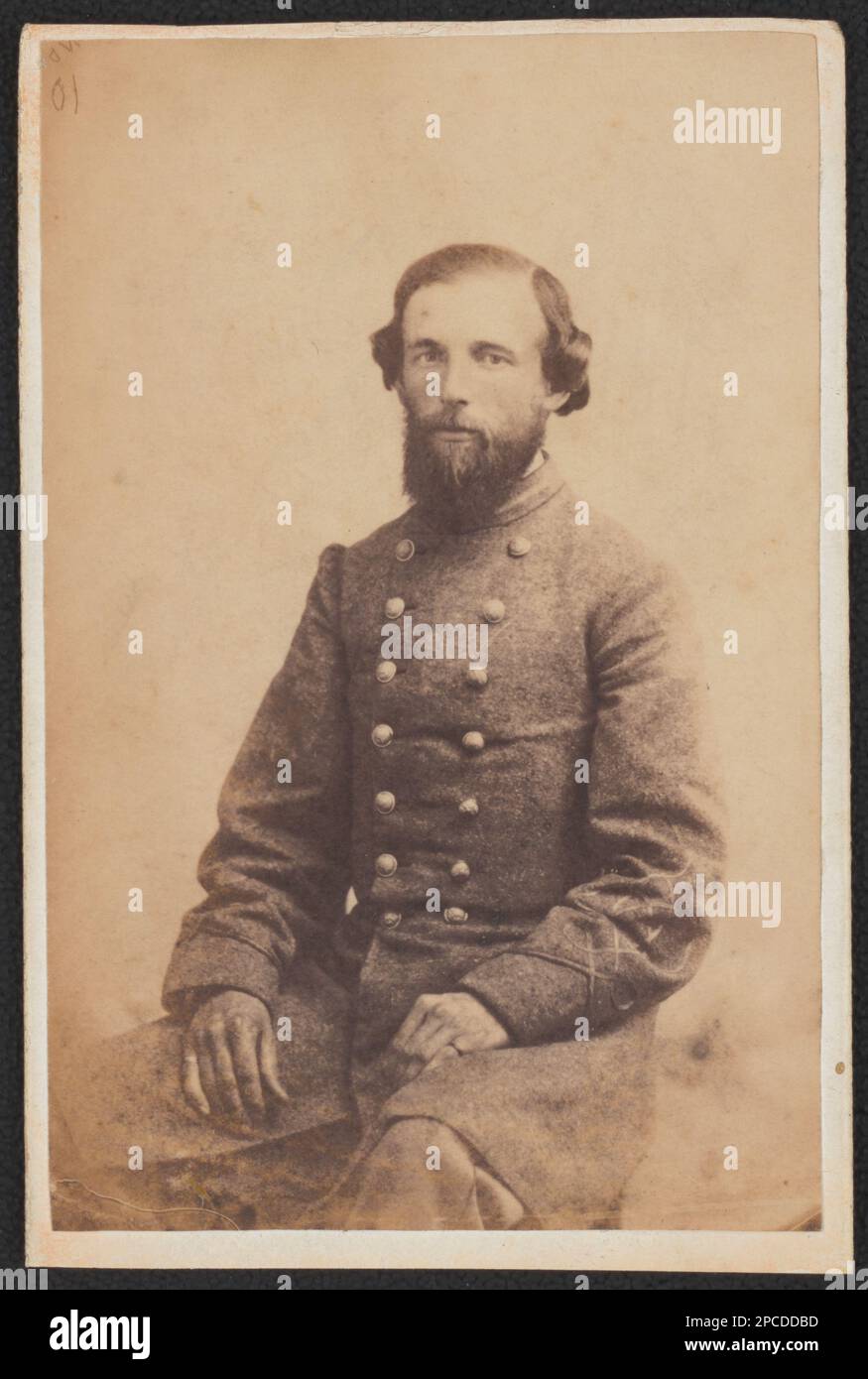 Unidentified soldier in Confederate uniform. Liljenquist Family ...