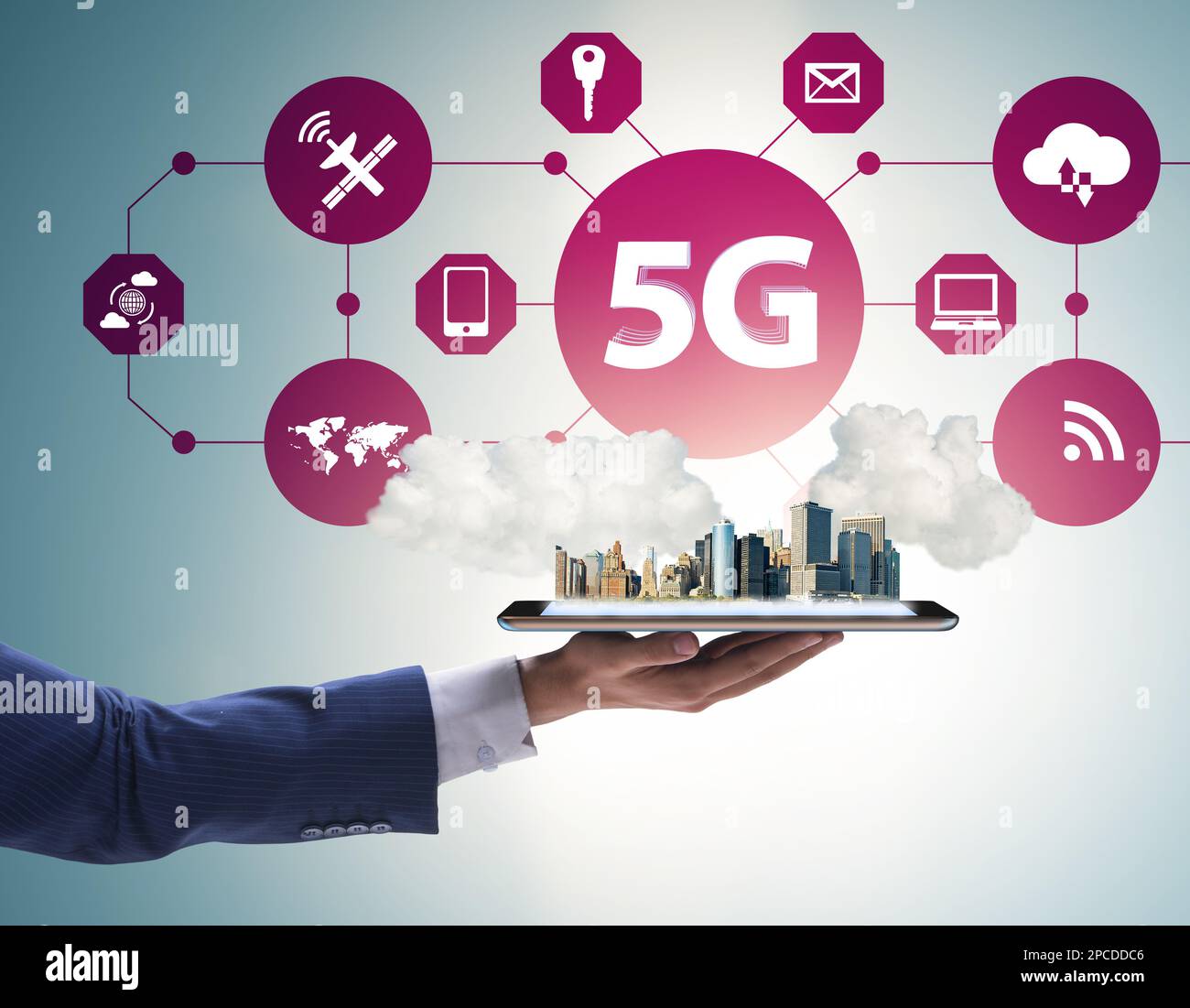 5G technology concept - high internet speed Stock Photo - Alamy