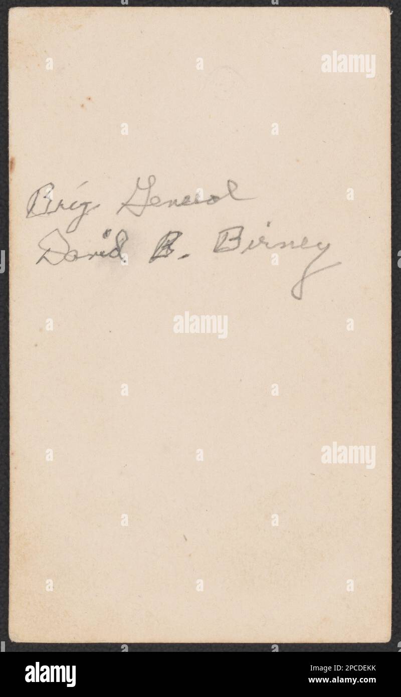 Major General David Bell Birney of 23rd Pennsylvania Infantry Regiment ...