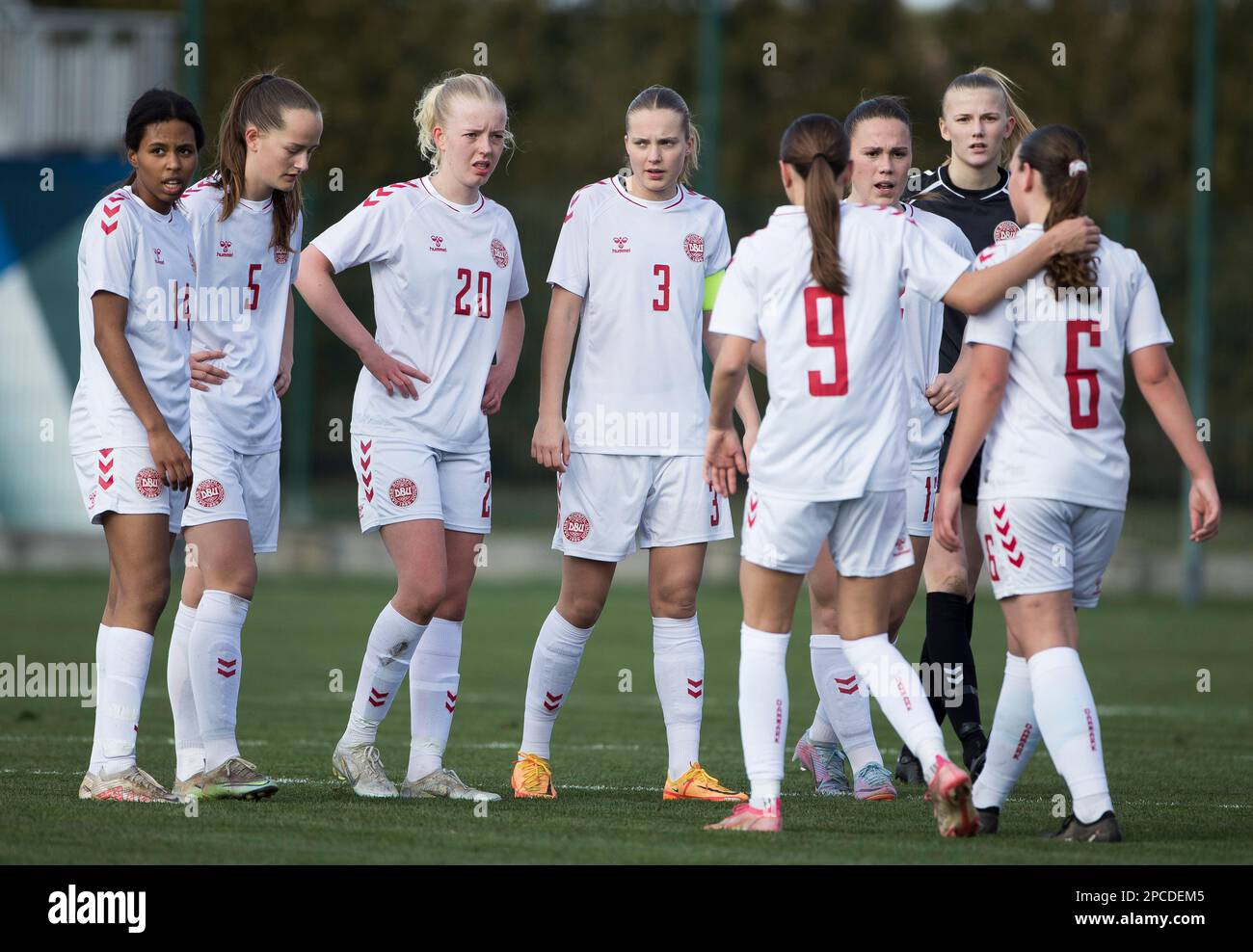 Belgrade, Serbia, 12 March 2023. Therese Vestermark of Denmark, Signe ...