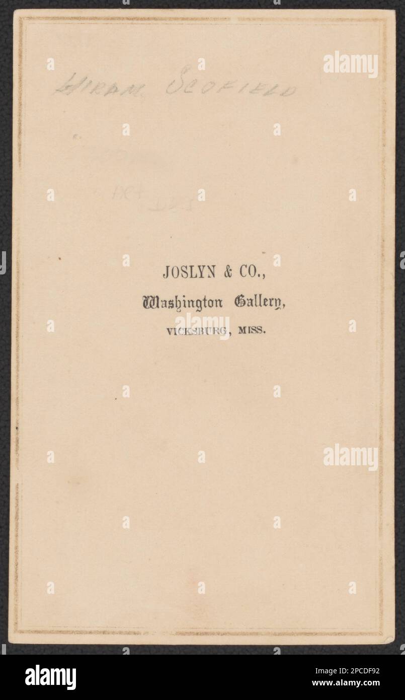 Brigadier General Hiram Scofield of Co. H, 2nd Iowa Infantry Regiment ...