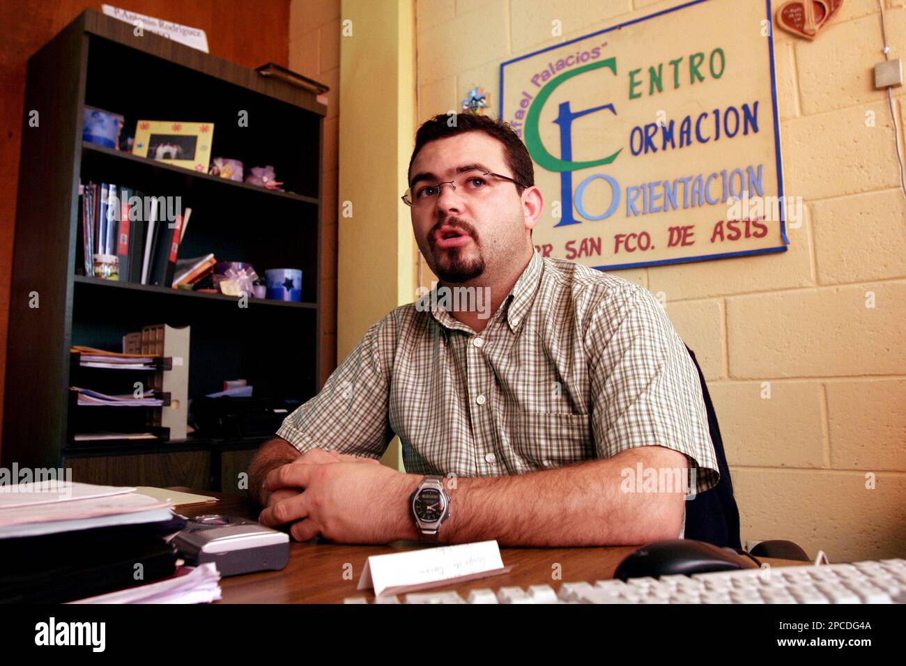 Spanish priest, Antonio Rodriguez, explains the function of formation ...