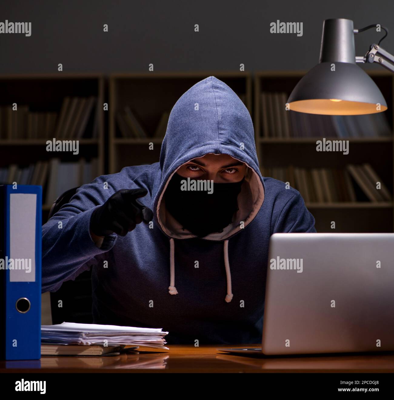 The hacker stealing personal data from home computer Stock Photo - Alamy