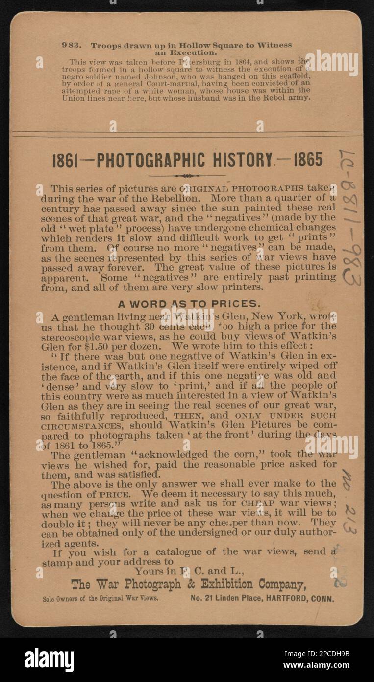 Executions 1860 1870 hi-res stock photography and images - Alamy