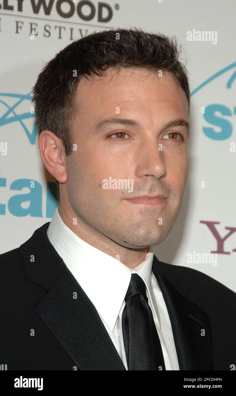 Ben Affleck arrives for the 10th Annual Hollywood Awards in Beverly ...