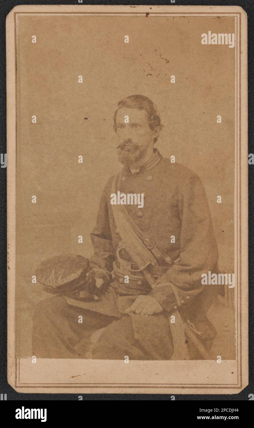 Captain Merritt C. Alloway of Co. D, 1st Kentucky Cavalry Regiment in ...