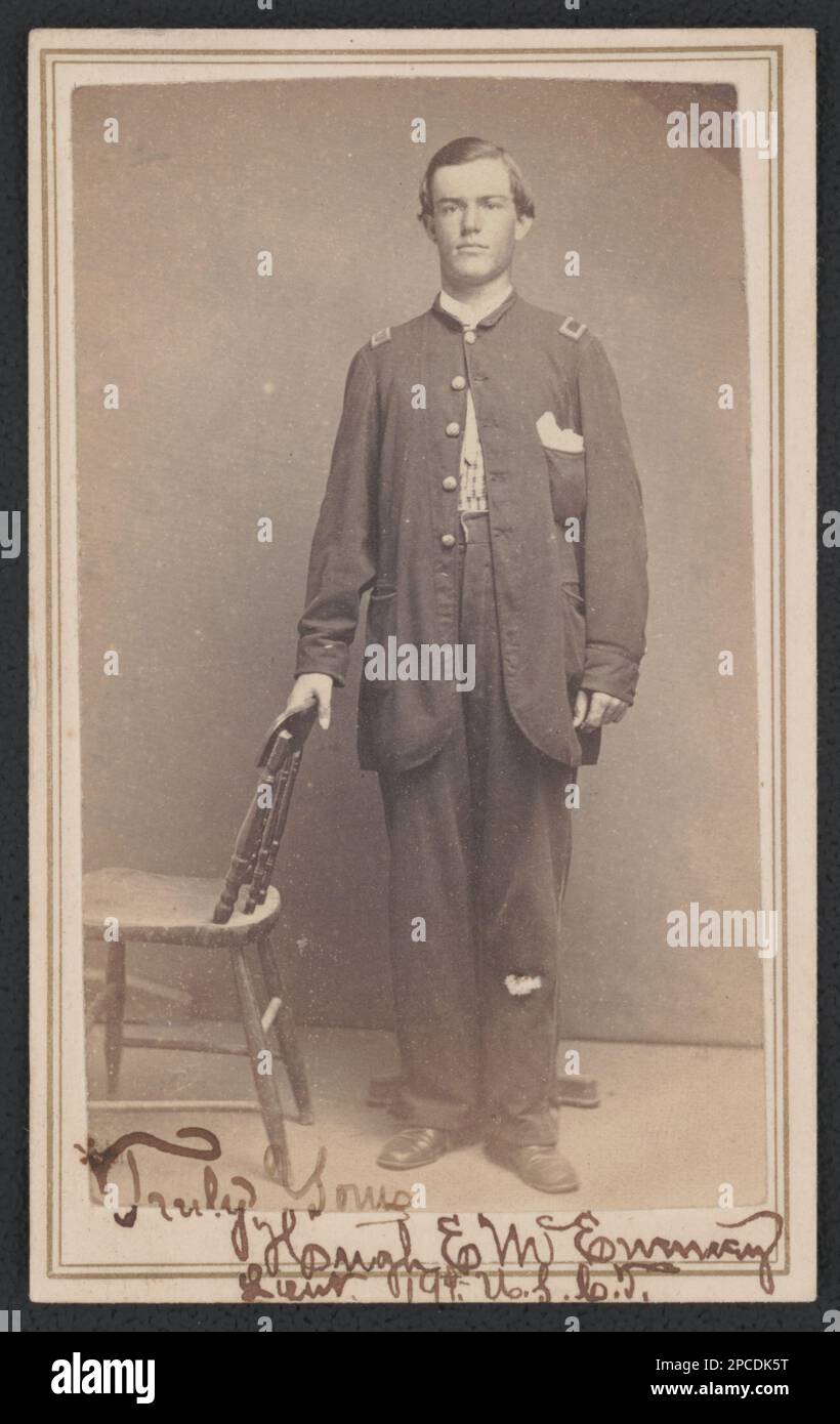 Second Lieutenant Hugh E. McEnerney of Co. L, 1st Connecticut Heavy Artillery Regiment and Co. C ...