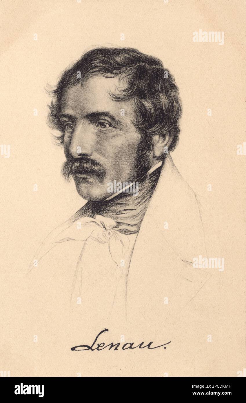 NIKOLAUS LENAU was the nom de plume of Nikolaus Franz Niembsch Edler ...