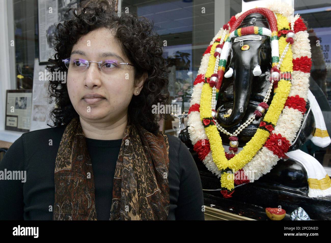 ** ADVANCE FOR MONDAY, OCT. 23 **Aruna Rao, an Indian American, stands ...