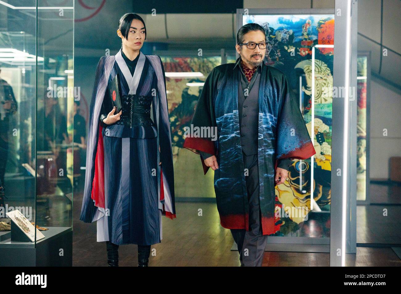 JOHN WICK: CHAPTER 4, from left: Rina Sawayama, Hiroyuki Sanada, 2023. ph: Murray Close ...