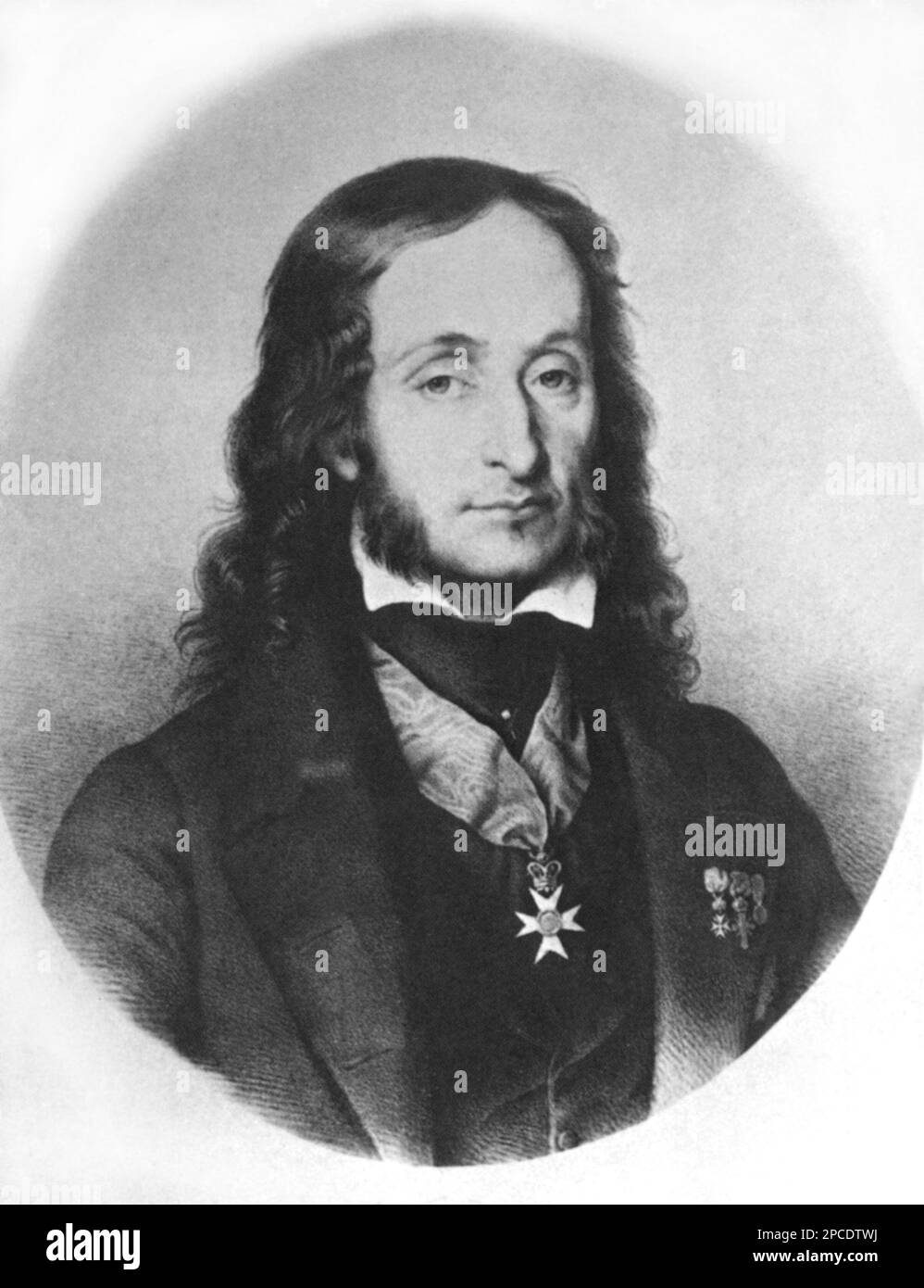 The celebrated italian virtuoso violinist and music composer Nicolò ...