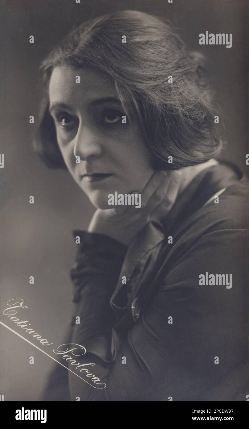 1925 ca , ITALY: The russian theatre actress TATIANA PAVLOVA ( 1894 ...