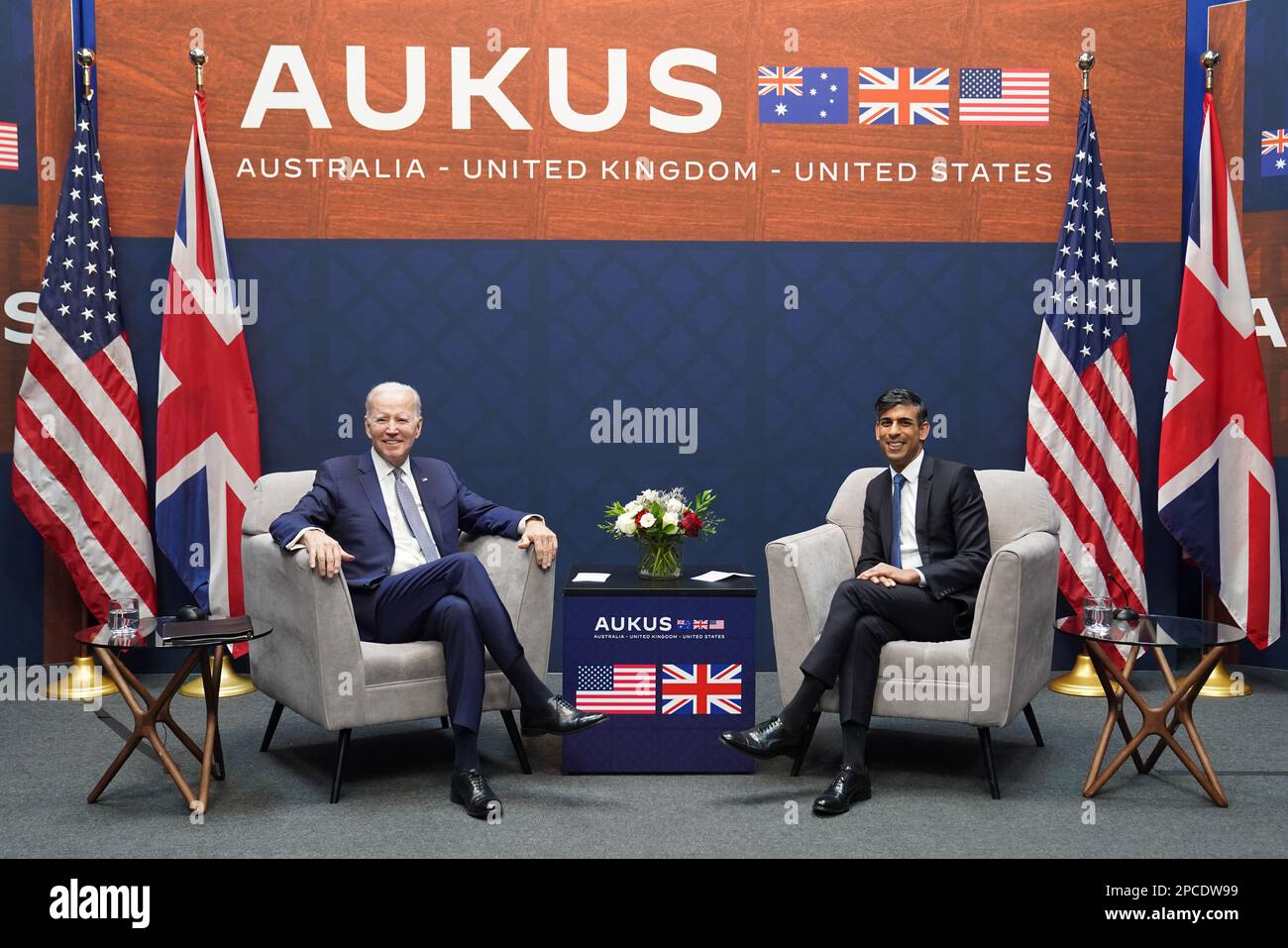 Prime Minister Rishi Sunak during bilateral talks with US President Joe ...
