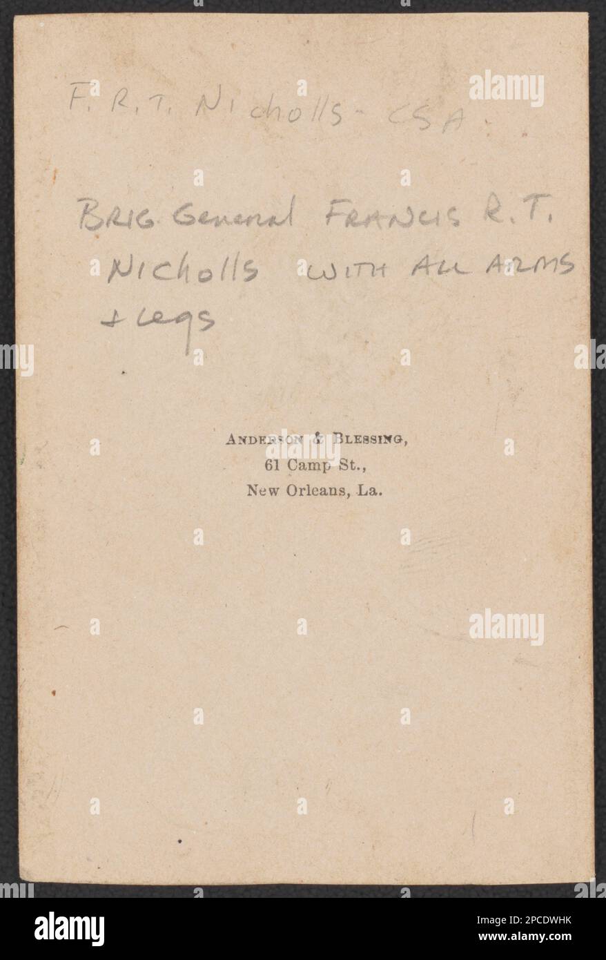 Brigadier general anderson hi-res stock photography and images - Alamy