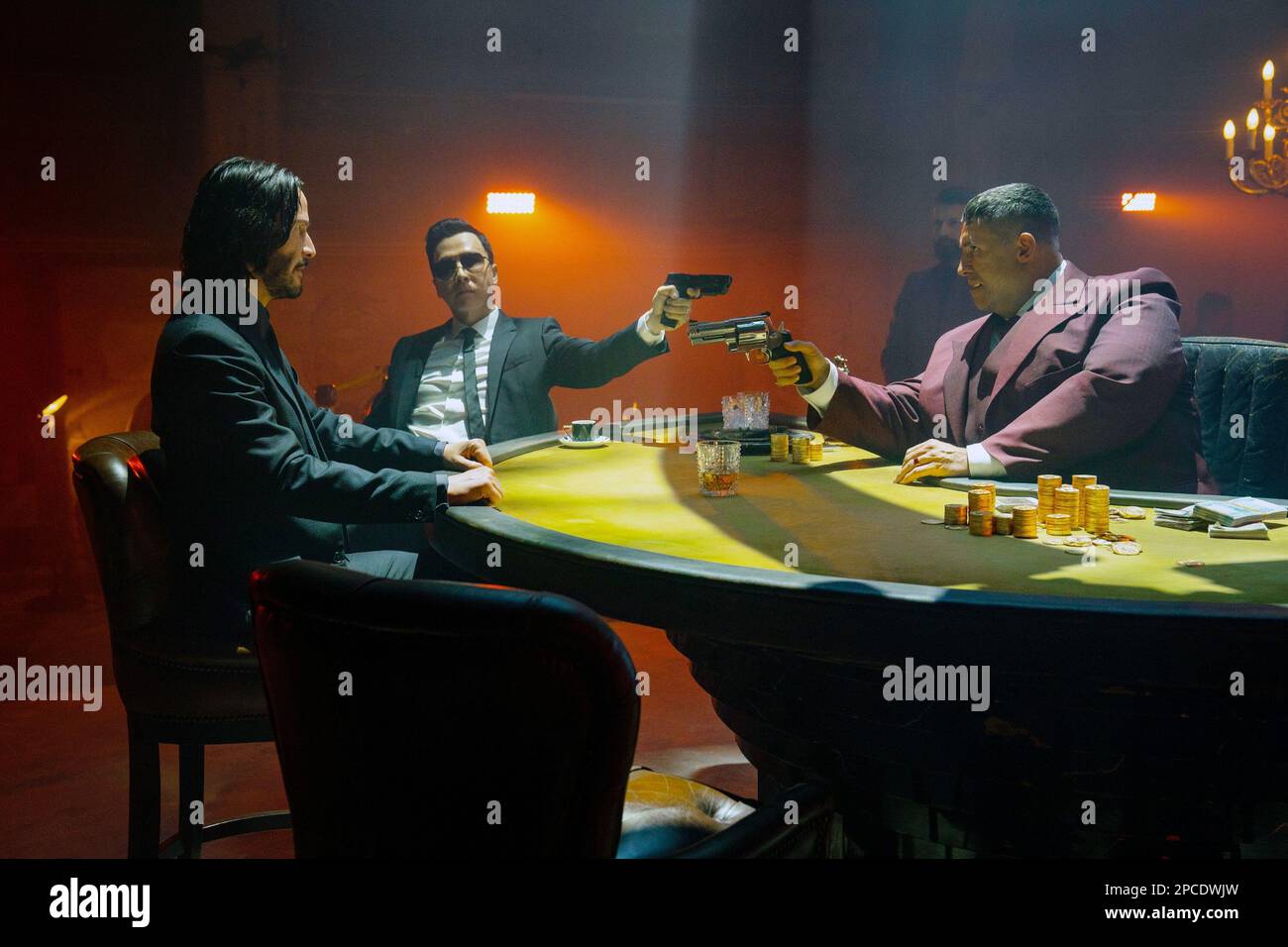 JOHN WICK: CHAPTER 4, from left: Keanu Reeves, Donnie Yen, Scott Adkins ...
