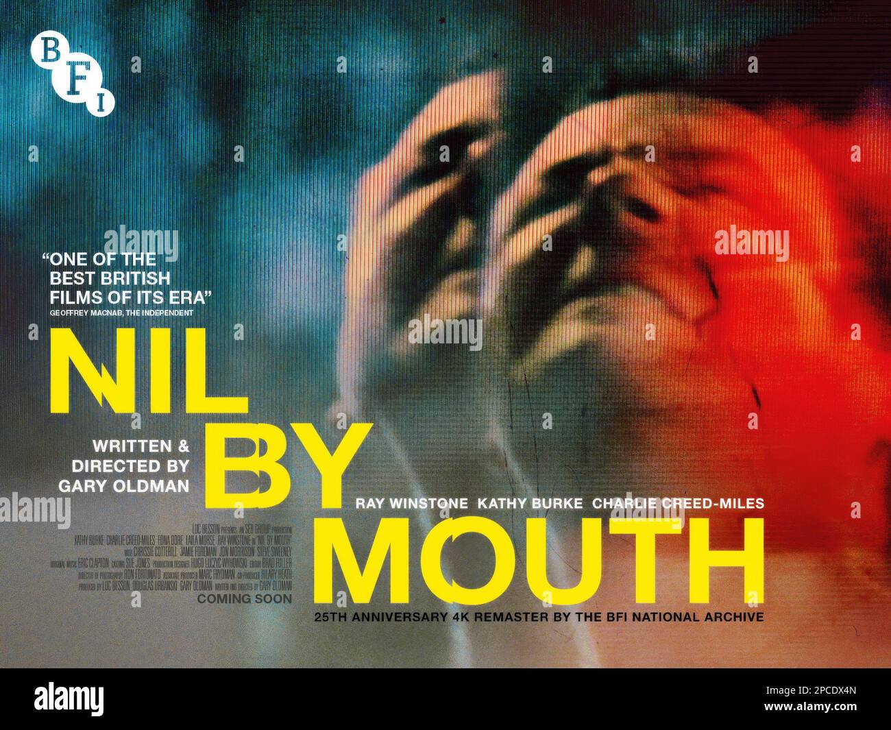 NIL BY MOUTH, British poster for 25th anniversary rerelease, Ray ...