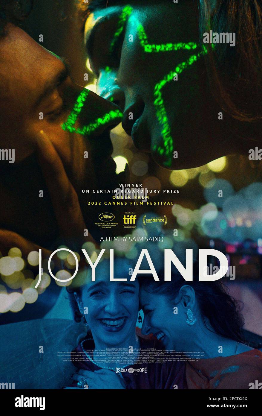 JOYLAND, US poster, top, from left: Ali Junejo, Alina Khan, 2022 ...