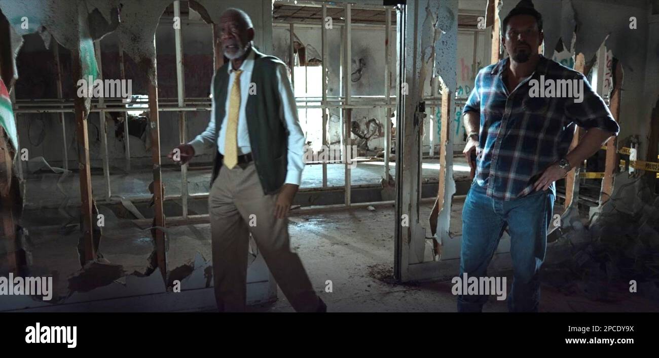 THE RITUAL KILLER, from left: Morgan Freeman, Cole Hauser, 2023 ...