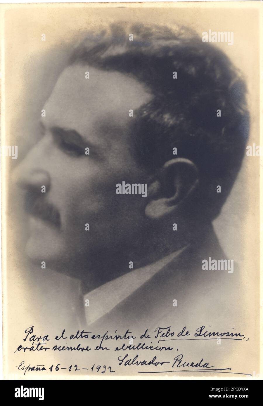 1932 , SPAIN : The spanish poet , journalist and writer SALVADOR RUEDA ...