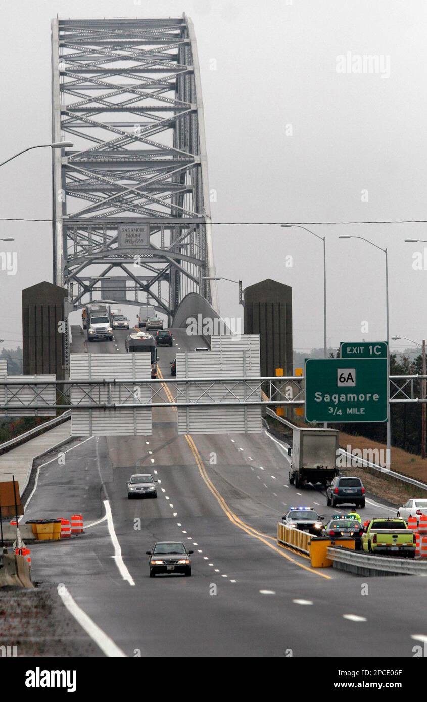 Route 3 has a straight path to and from the Sagamore Bridge on Cape Cod ...