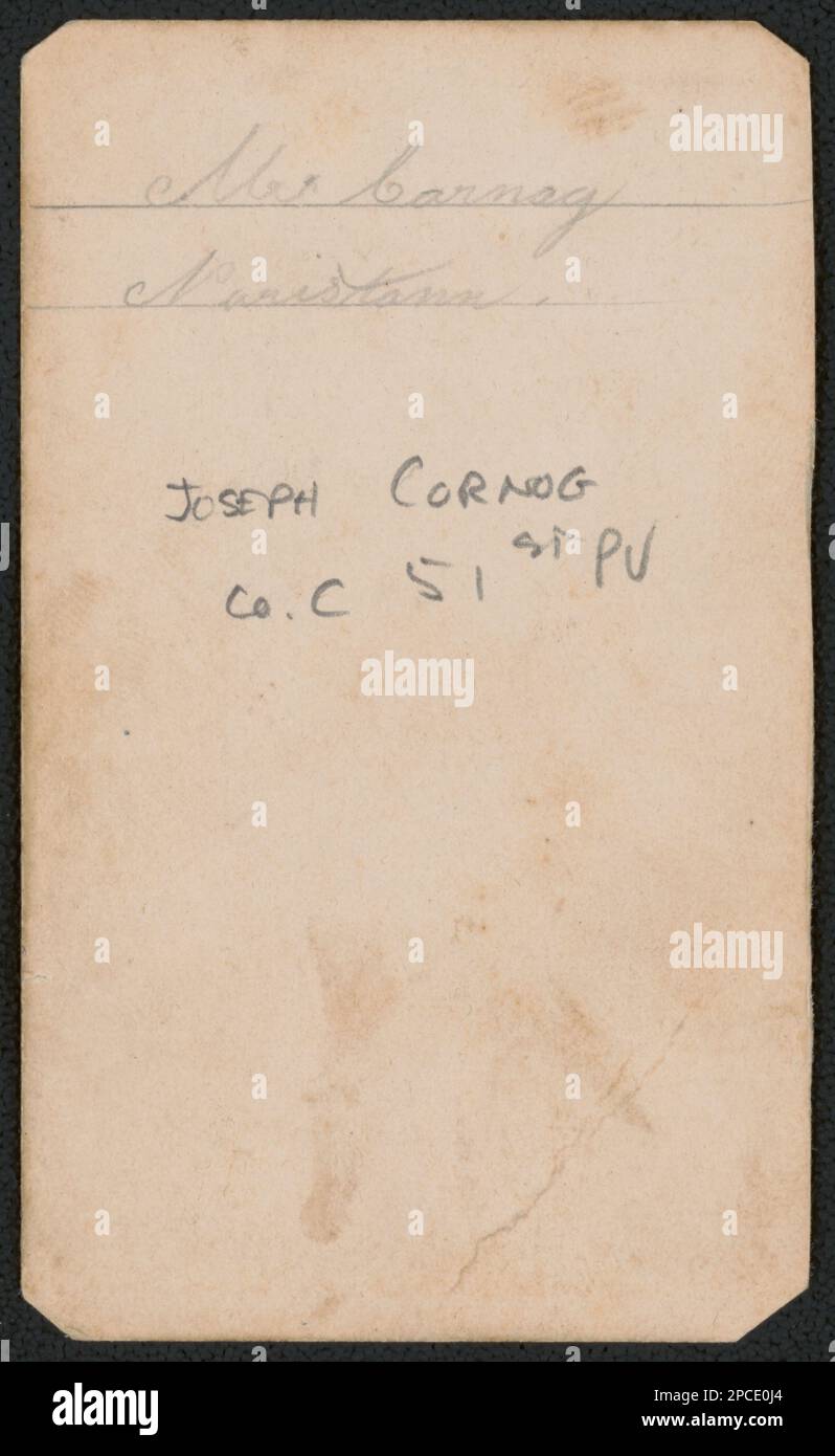 Corporal Joseph Cornog of Co. C, 51st Pennsylvania Infantry Regiment in ...