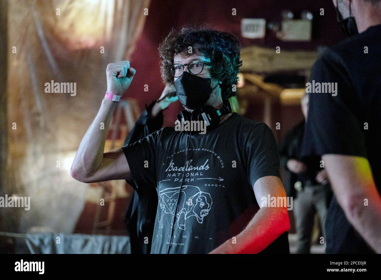 SCREAM VI, (aka SCREAM 6), director Tyler Gillett, on set, 2023. ph ...