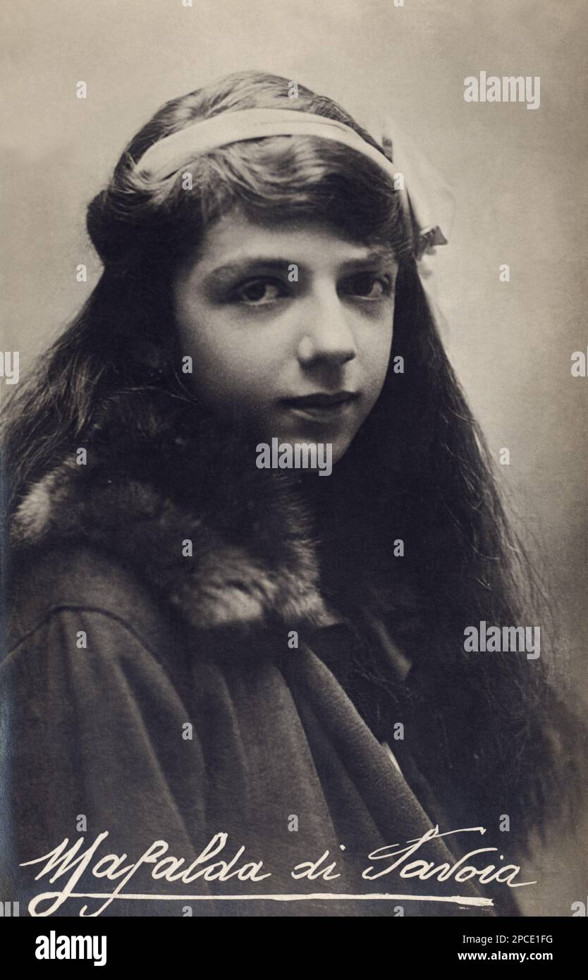 1916 ca, ITALY : MAFALDA di SAVOIA ( 1902 - 1944 ), married to german ...
