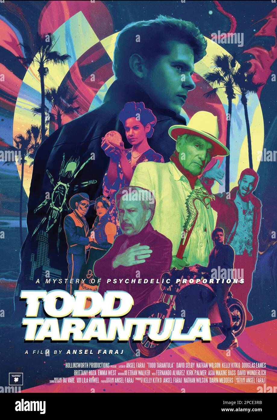 TODD TARANTULA, poster, center from top: Ethan Walker, David Selby ...