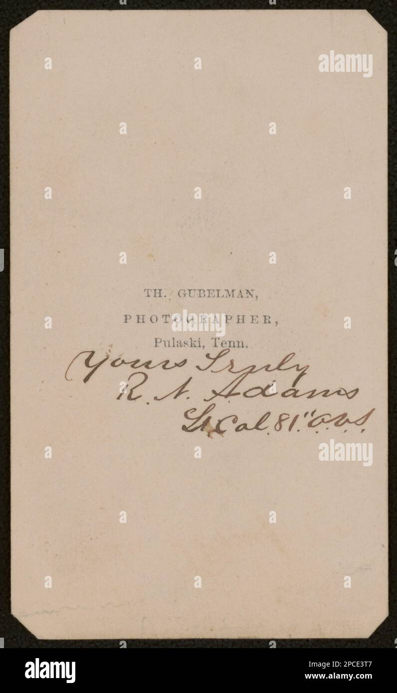 Brigadier General Robert Newton Adams of Cos. B and C, 20th Ohio ...