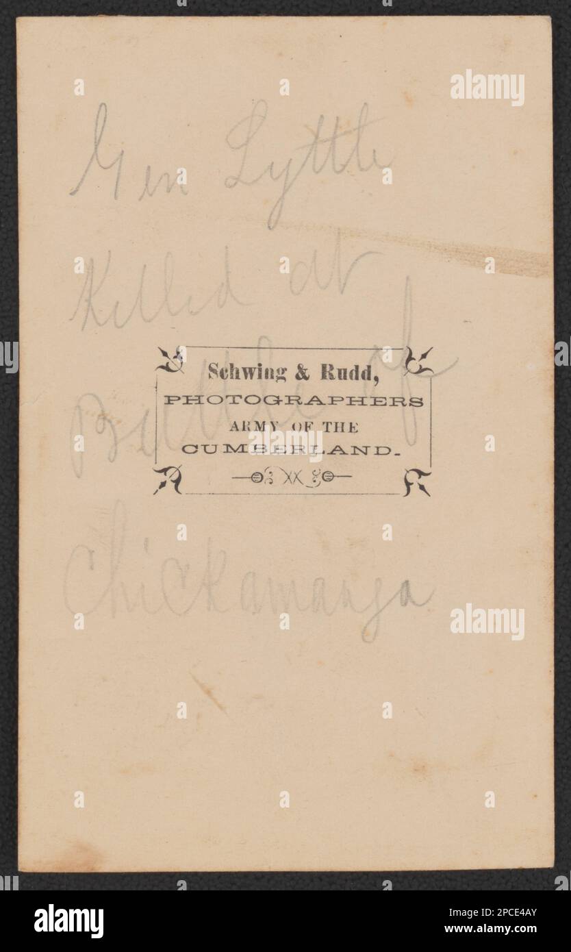 Brigadier General William Haines Lytle of the 10th Ohio Infantry ...