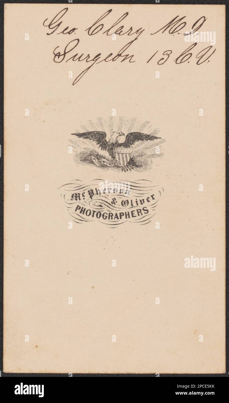 Surgeon George Clary of 13th Connecticut Infantry Regiment and 13th ...