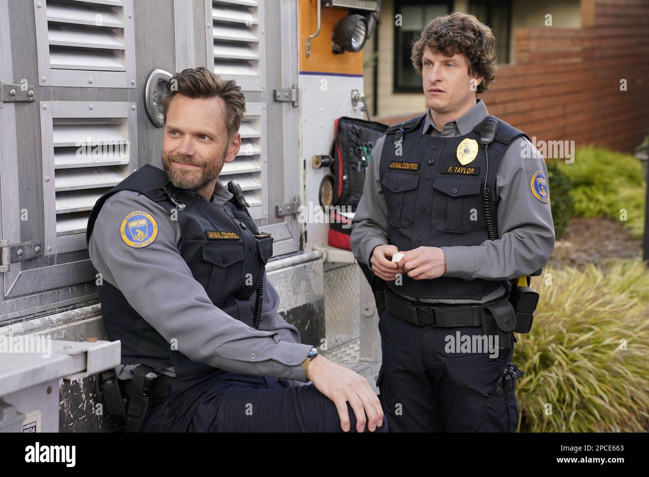 ANIMAL CONTROL, from left: Joel McHale, Michael Rowland, 'Rabbits and ...